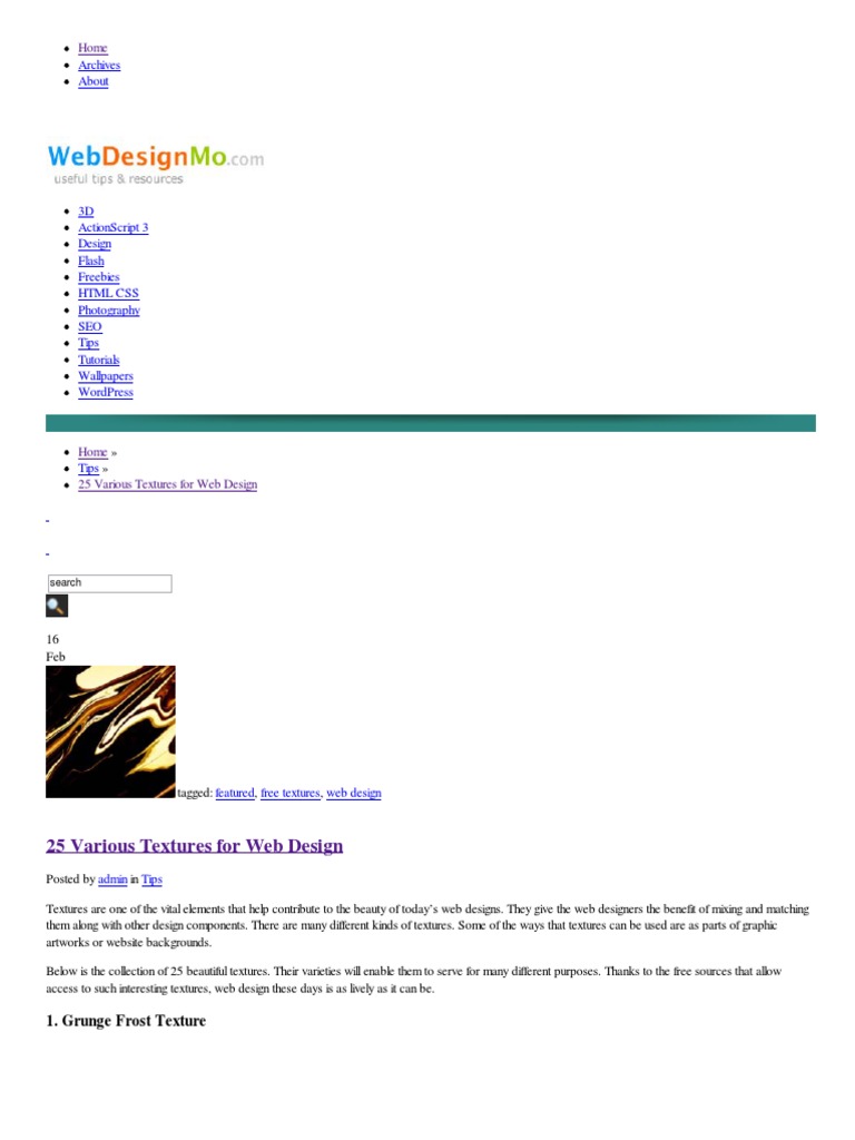 Web Design 25 Various Textures For Web Design | PDF | Web Design ...