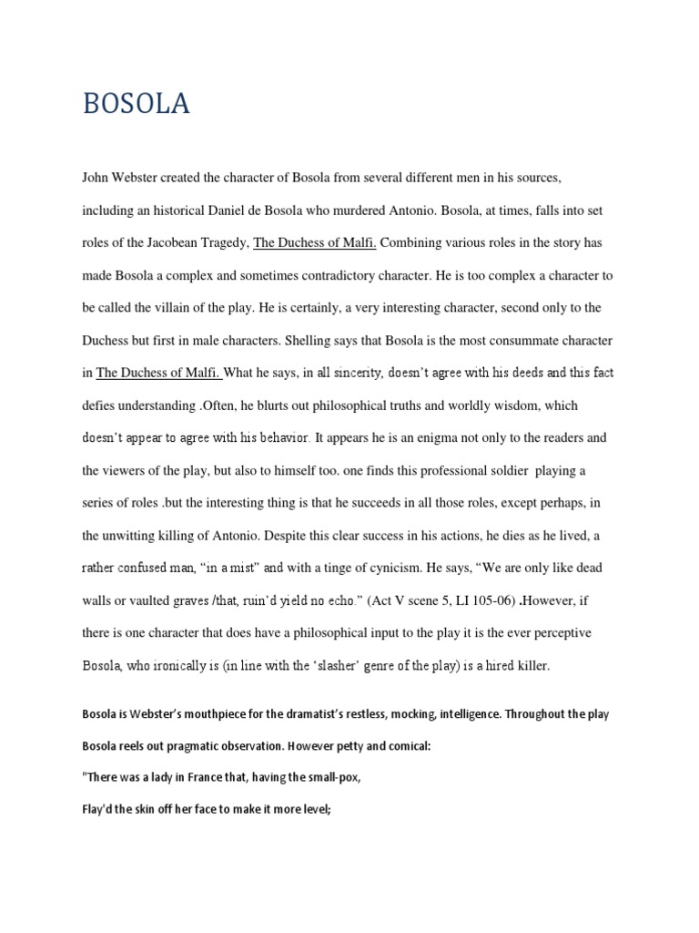 BOSOLA | PDF | Religion And Belief | Science