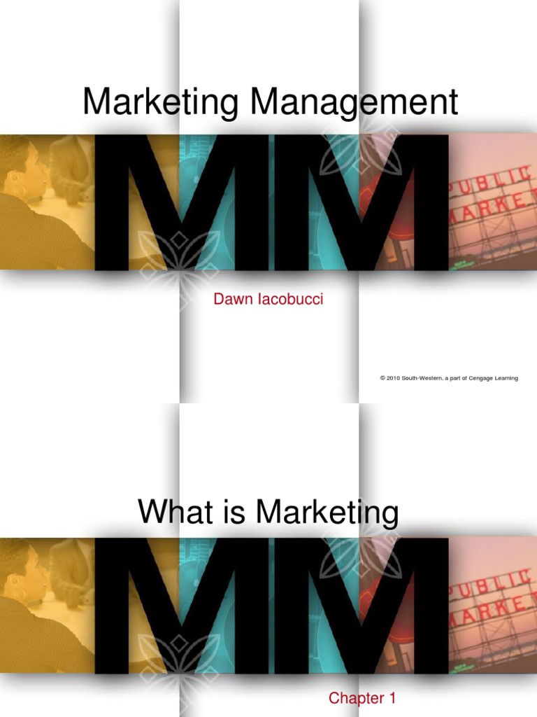 MM Chapter 1 | Download Free PDF | Market Segmentation | Marketing