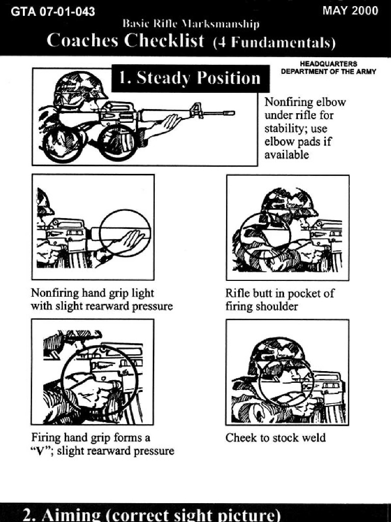 Basic Rifle Marksmanship | PDF