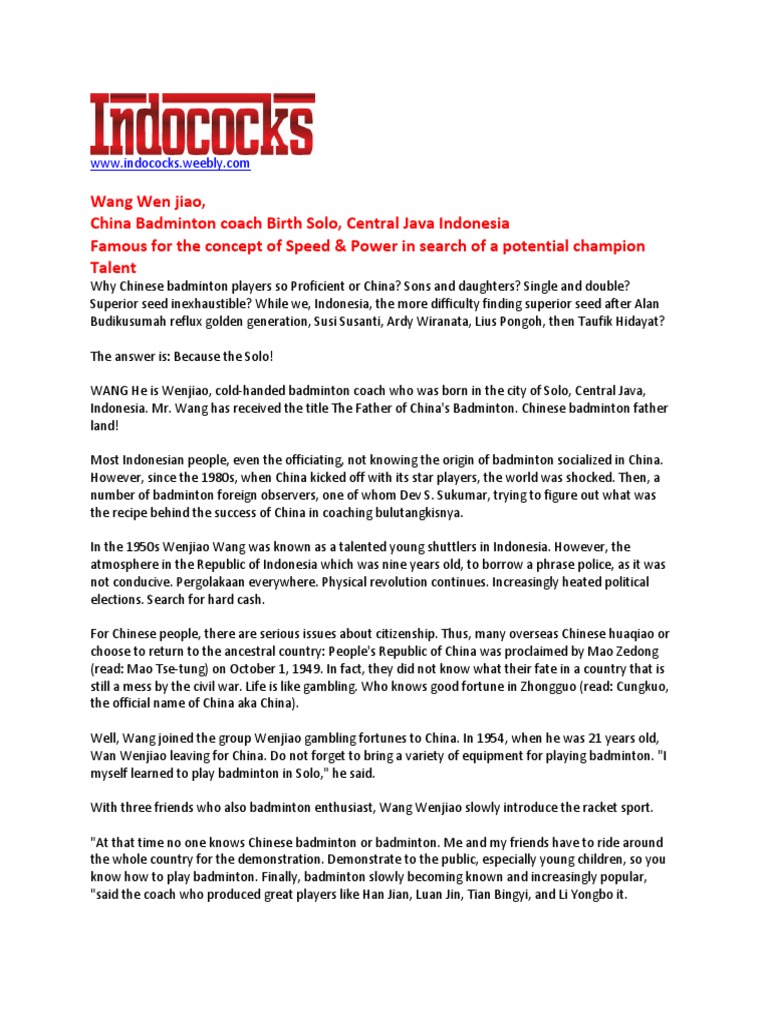 Wang Wen Jiao | PDF | China | World Politics