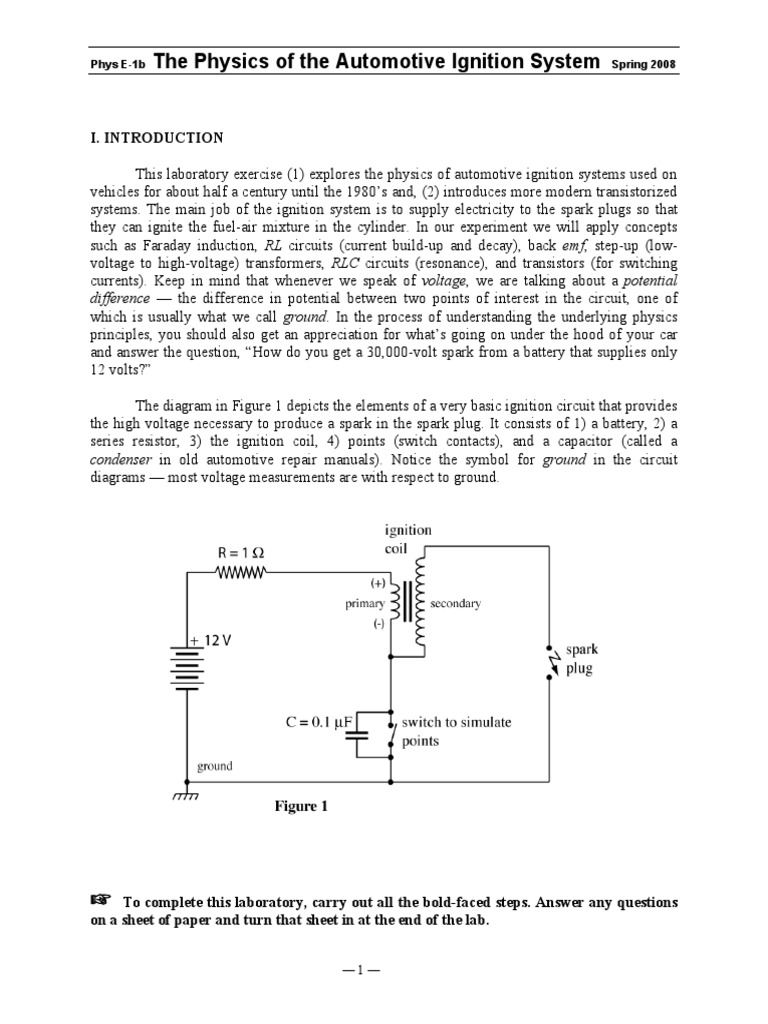 Physics of The Ignition System PDF | PDF | Ignition System | Transformer
