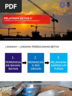 Prosedur Pembuatan Job Mix Formula Beton | PDF