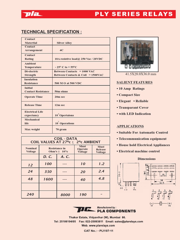 Ply Series Relays | PDF