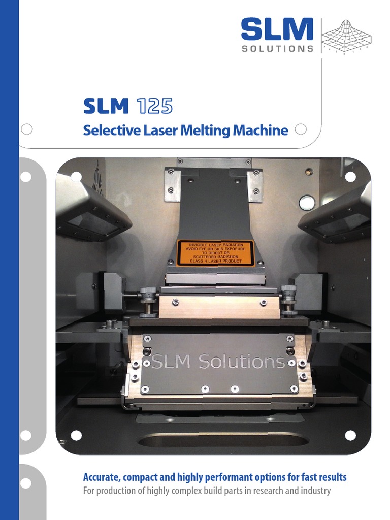 SLM125 | PDF | Materials | Industries