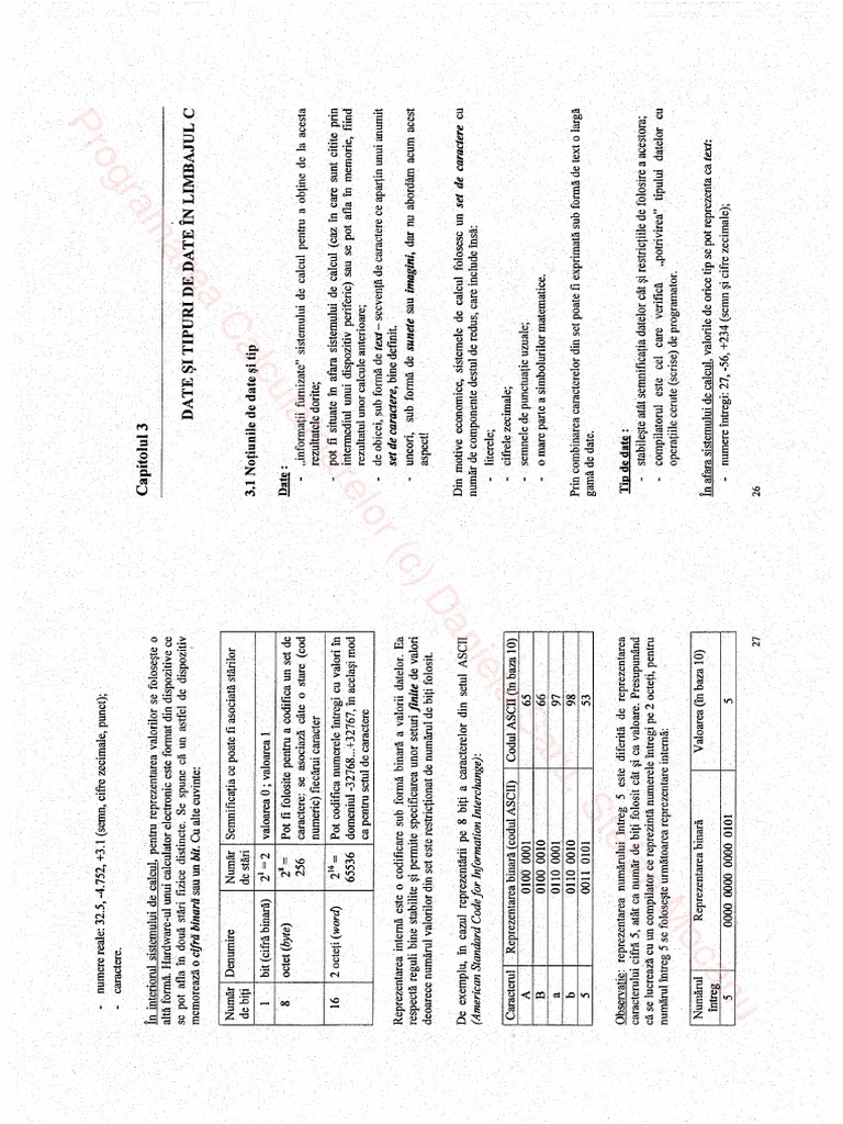 Programarea Calculatoarelor Guide | PDF