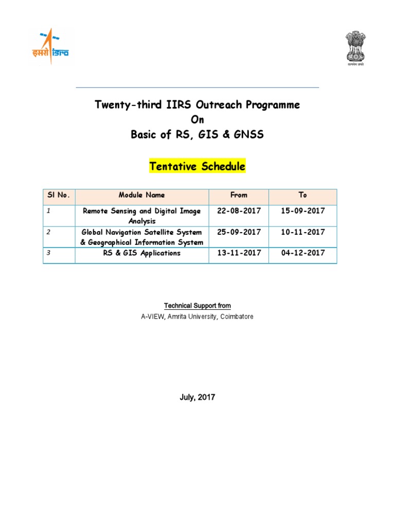 23 Schedule | PDF | Geographic Information System | Global Positioning ...