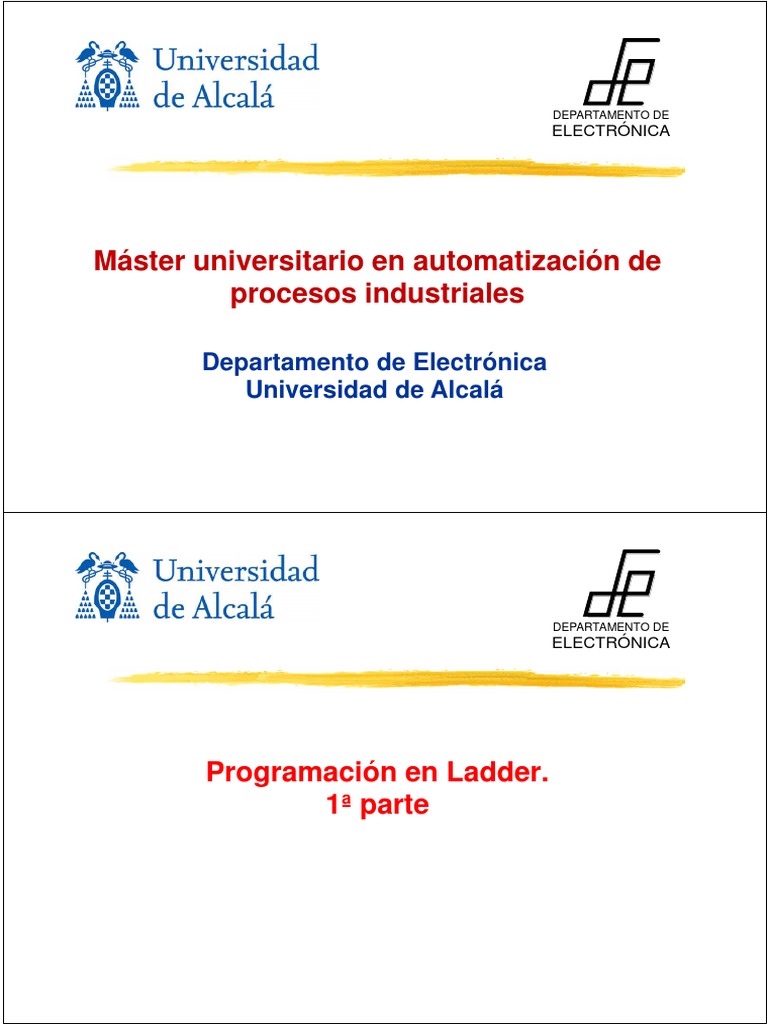 Programacion en Ladder PDF | PDF