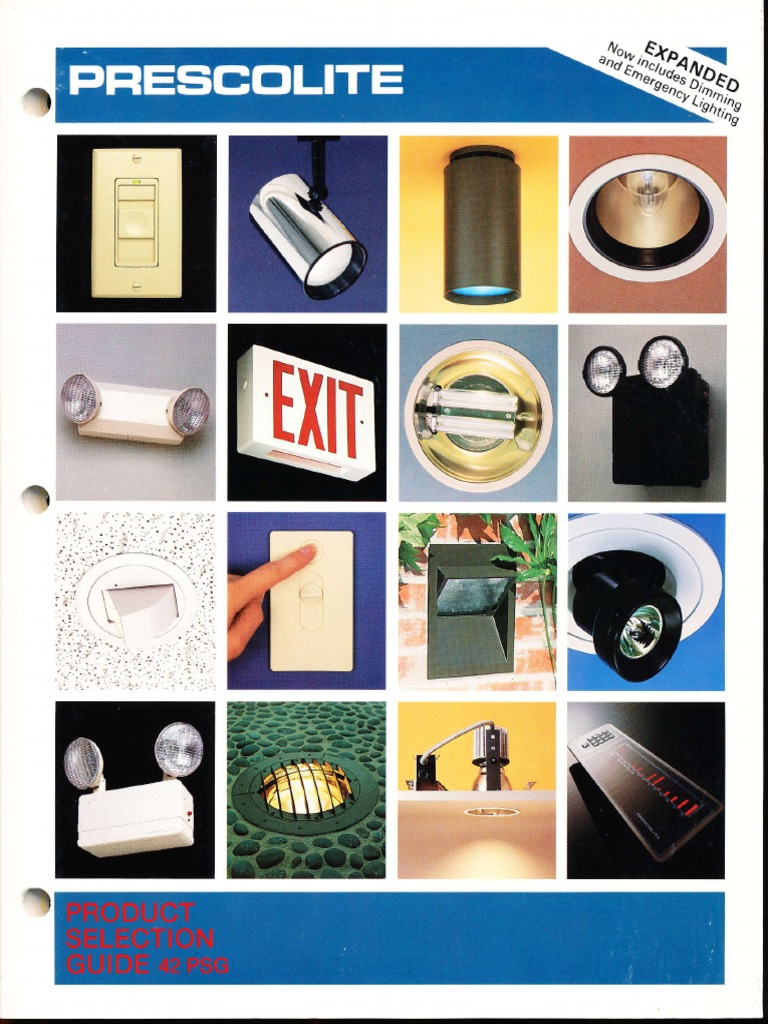 Prescolite Product Selection Guide 42PSG 1992 | PDF | Building ...