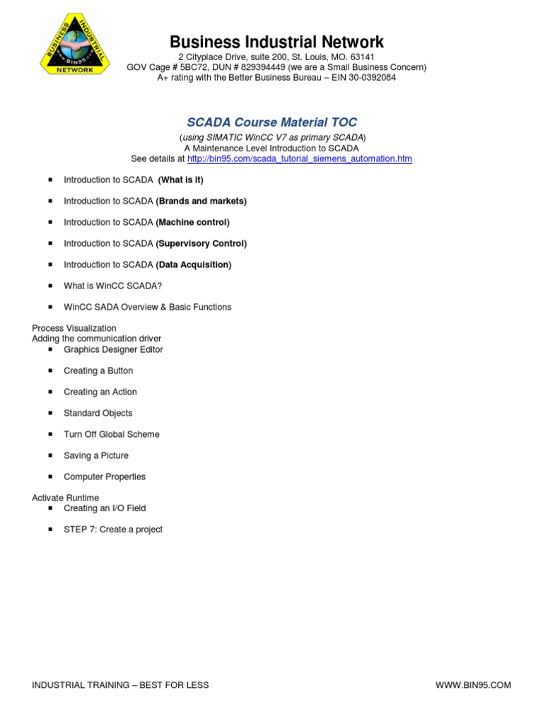 Scada Course Outline PDF | Download Free PDF | Scada | Computer Network