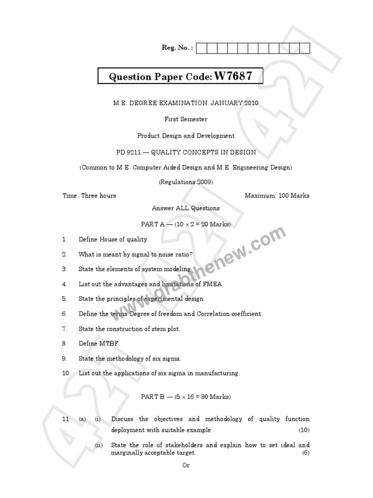 Pd9211-Quality Concepts in Design PDF | PDF | Six Sigma | Design Of ...