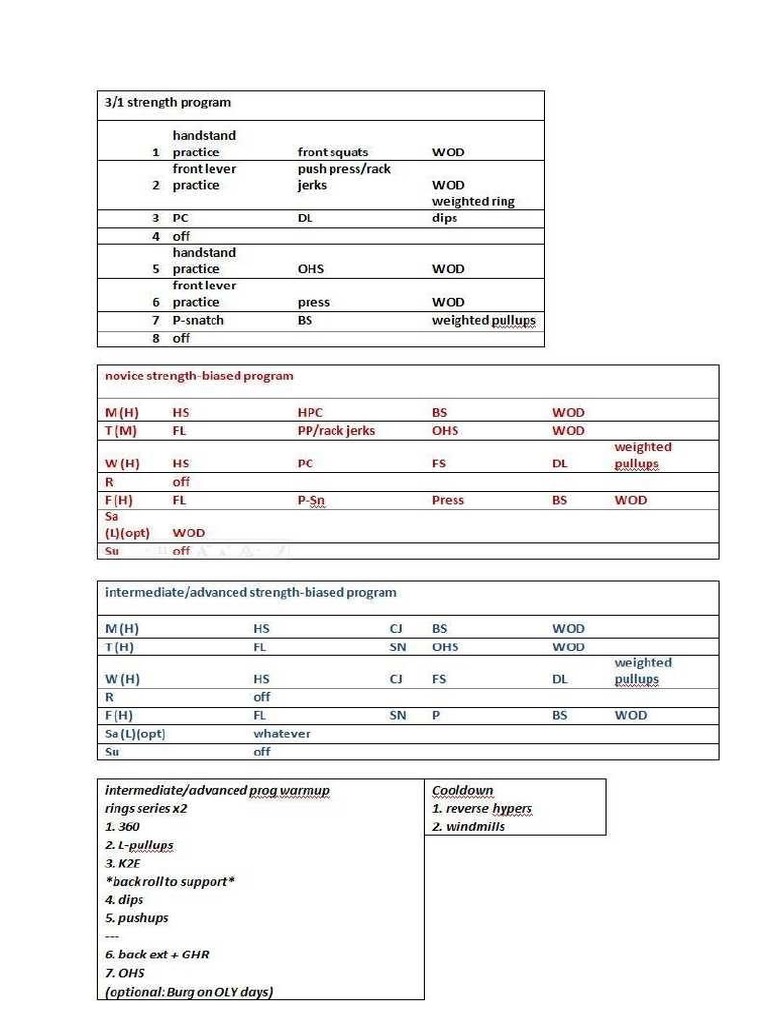 Hybrid Training Program Overview | PDF | Human Weight | Recreation