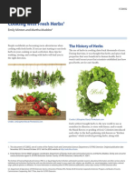 FridgeSmart Vegetable Fruit & Herb Chart | PDF | Vegetables | Dill