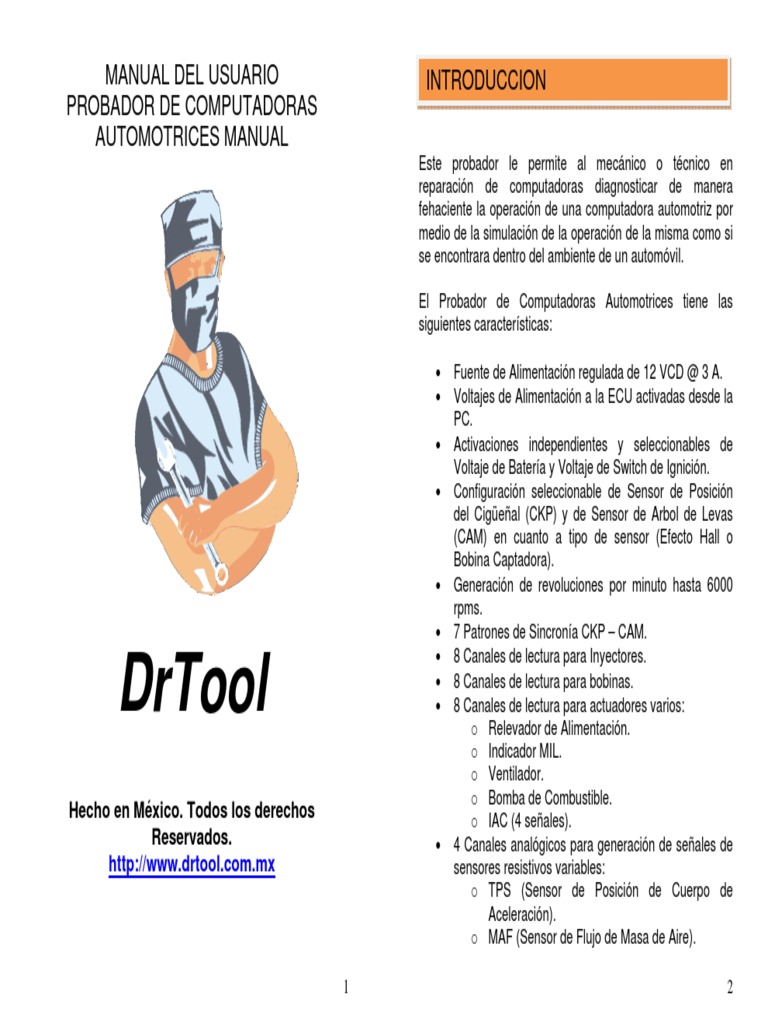 Manual de DrTool para Diagnóstico Automotriz | PDF | Solenoide ...