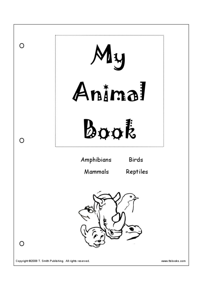 My Animal Book: Amphibians Birds Mammals Reptiles | PDF