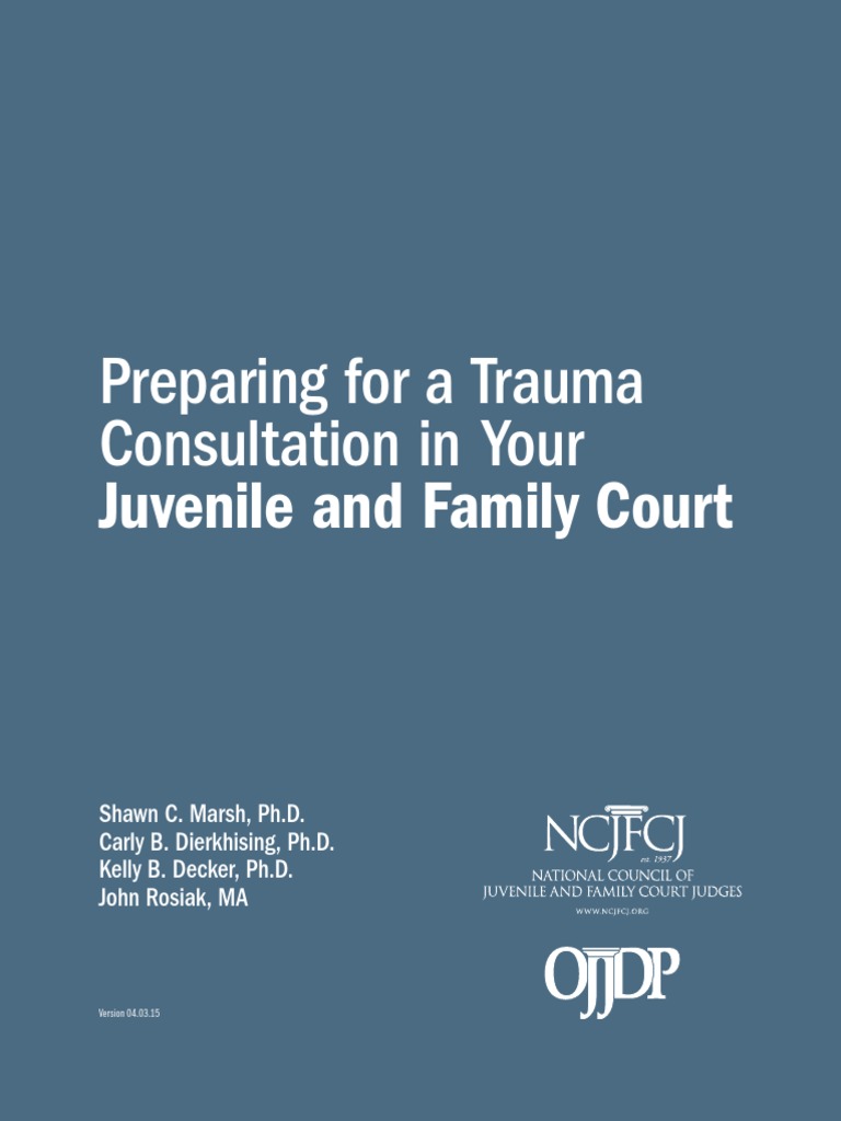 NCJFCJ Trauma Manual For Family and Juvenile Court Judges | PDF ...