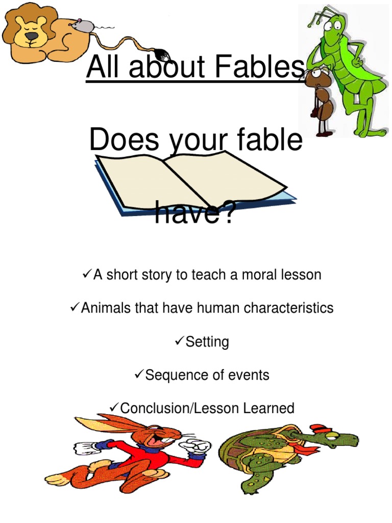 All About Fables | PDF | Aesop's Fables | Fable