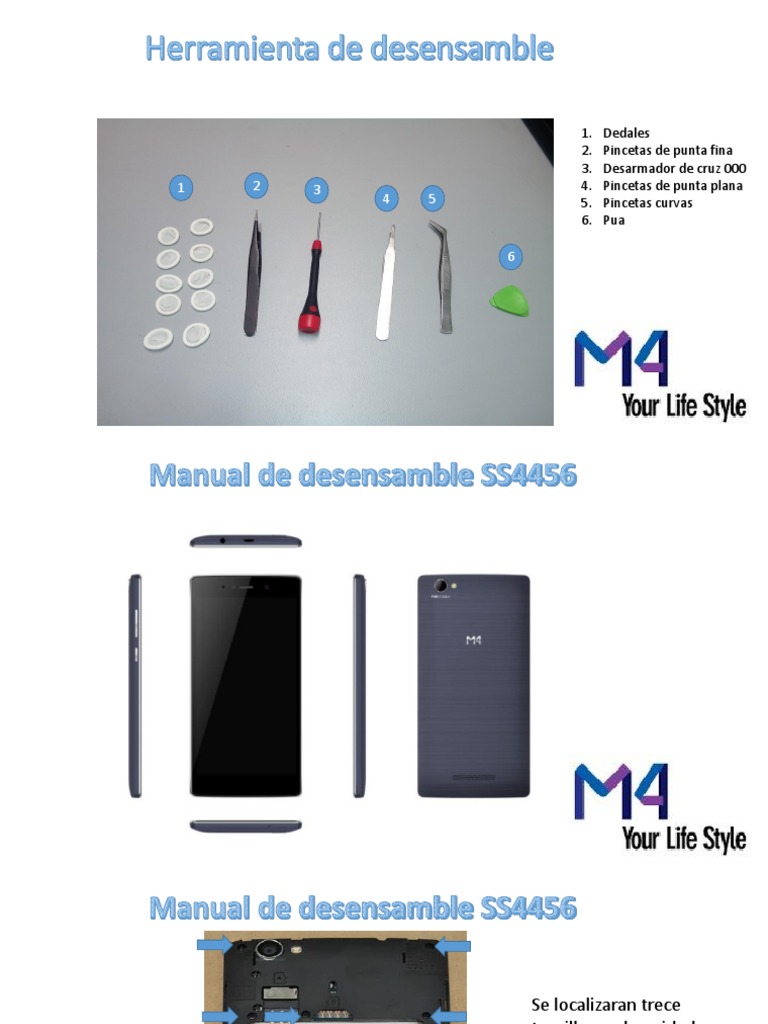 Manual de Desensamble SS4456 | PDF | Software | Ingeniería Informática
