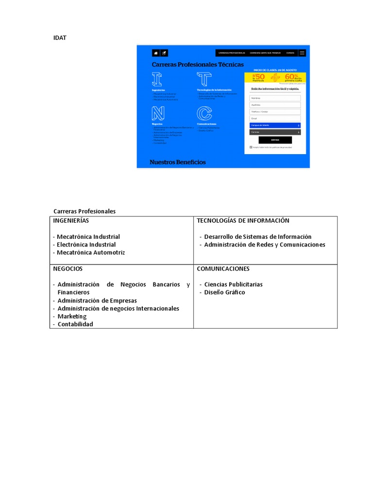 Instituto Idat | PDF
