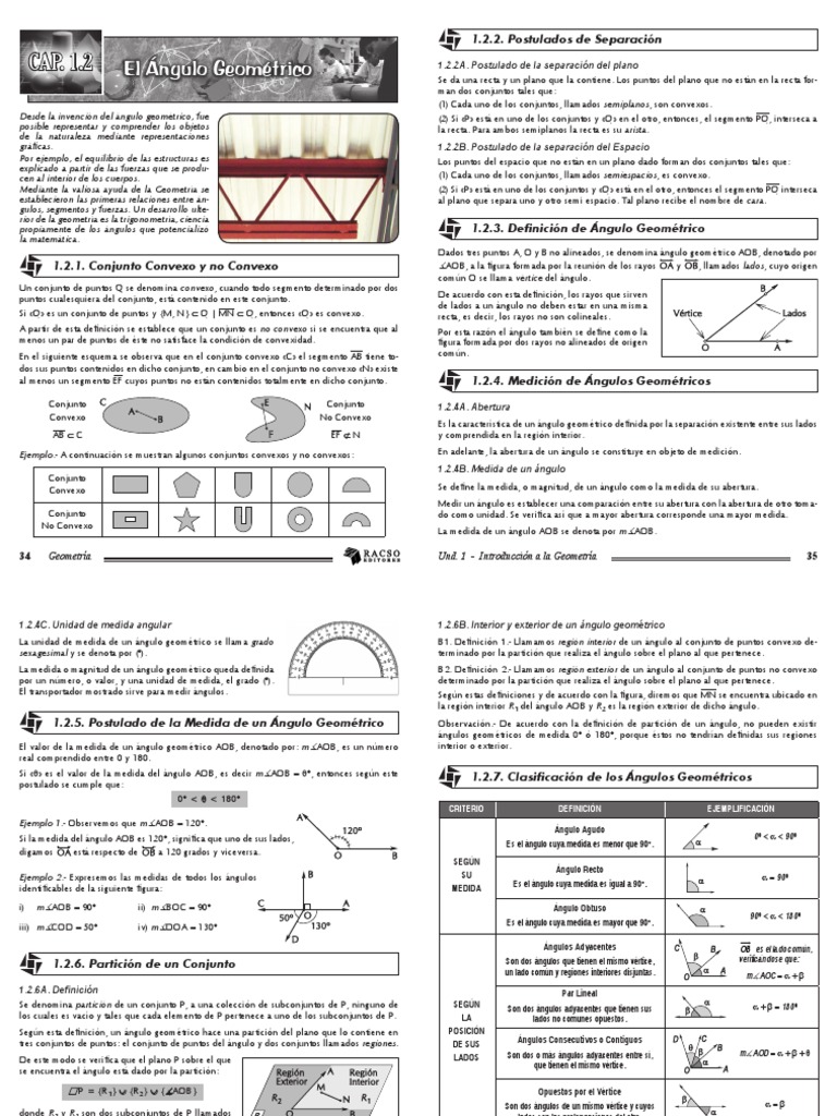 Geometria NP Unidad 01 2 | PDF | Conjunto convexo | Perpendicular