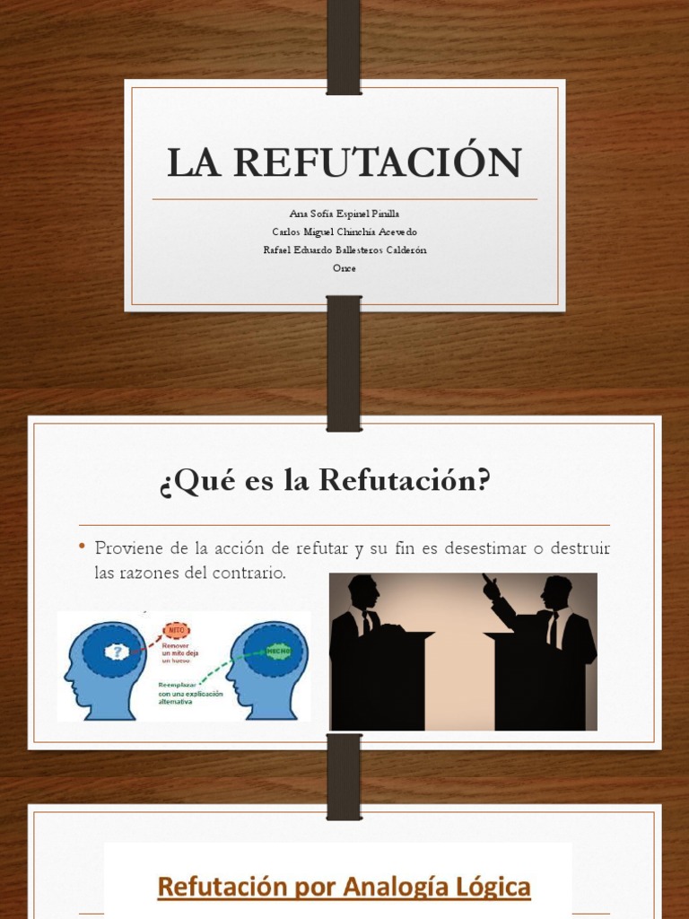 La Refutación | PDF | Método científico | Teoría