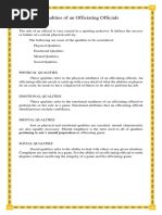 Module in Sports Officiating and Activity Managemant New PDF | PDF ...