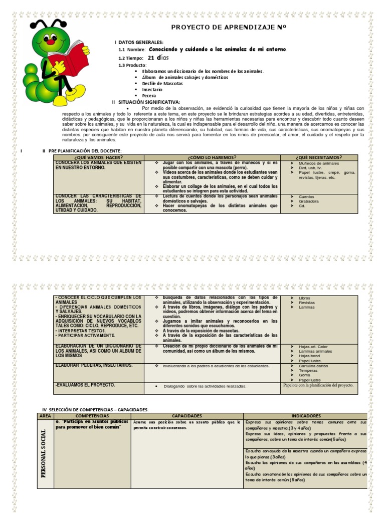 PROYECTO Animales | PDF | Mascota | Organismos