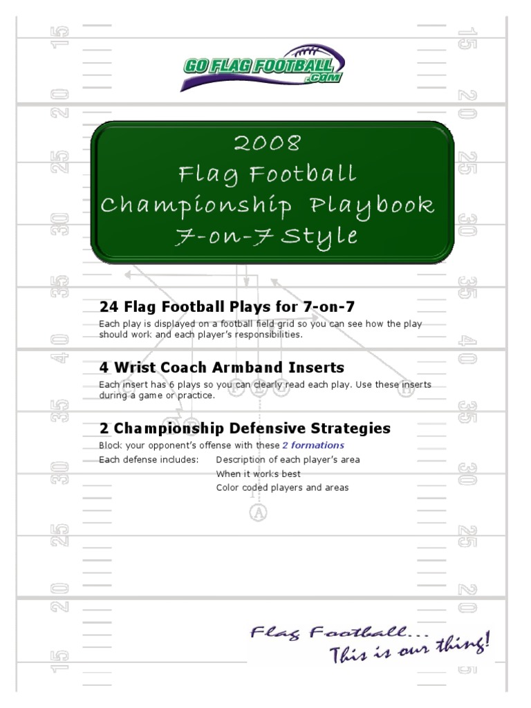 Flag Football Playbook PDF | PDF | Team Sports | Gridiron Football