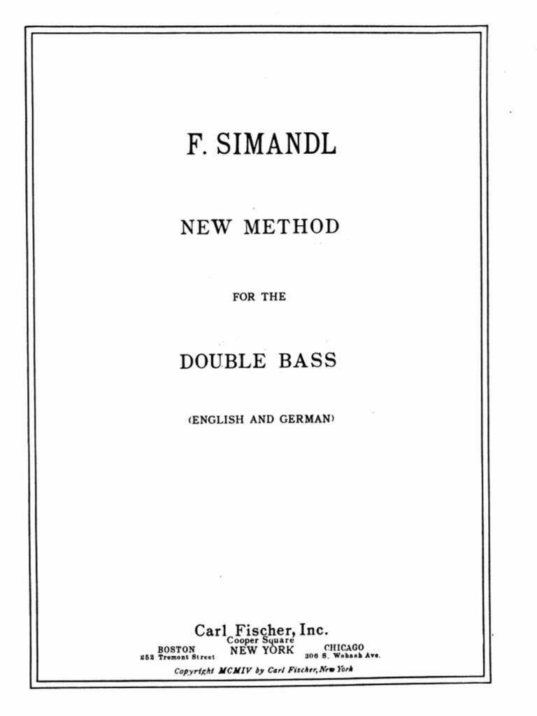 IMSLP272043-PMLP441271-simandl Method Book1 PDF | PDF