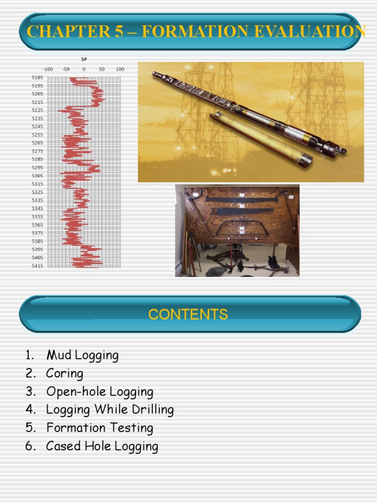 Chapter 5-Formation Evaluation | PDF | Chemistry | Physical Sciences
