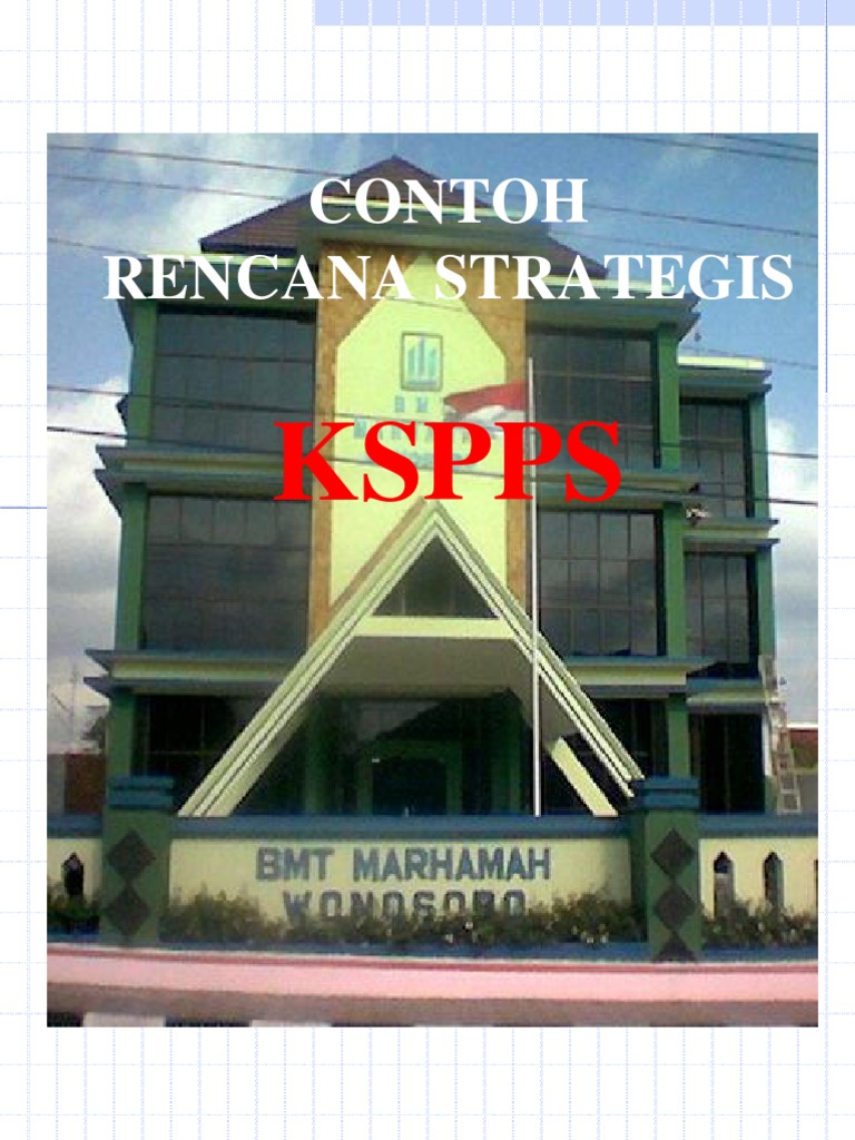 Contoh Renstra KSPPS | PDF
