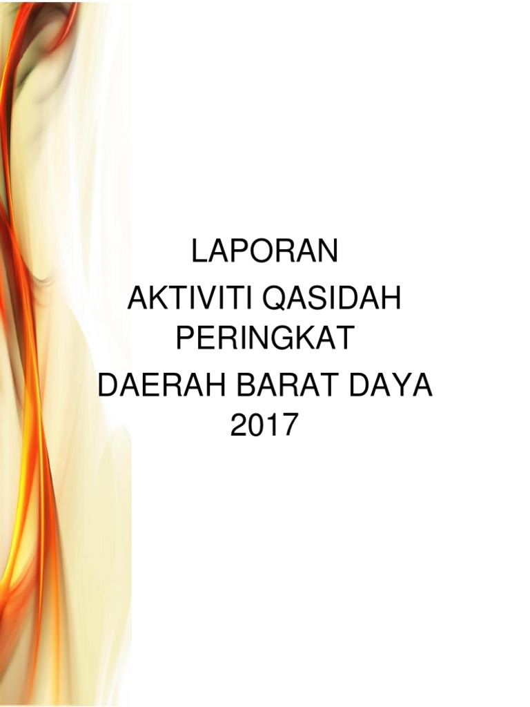 Contoh Laporan Aktiviti Yang Ringkas | PDF