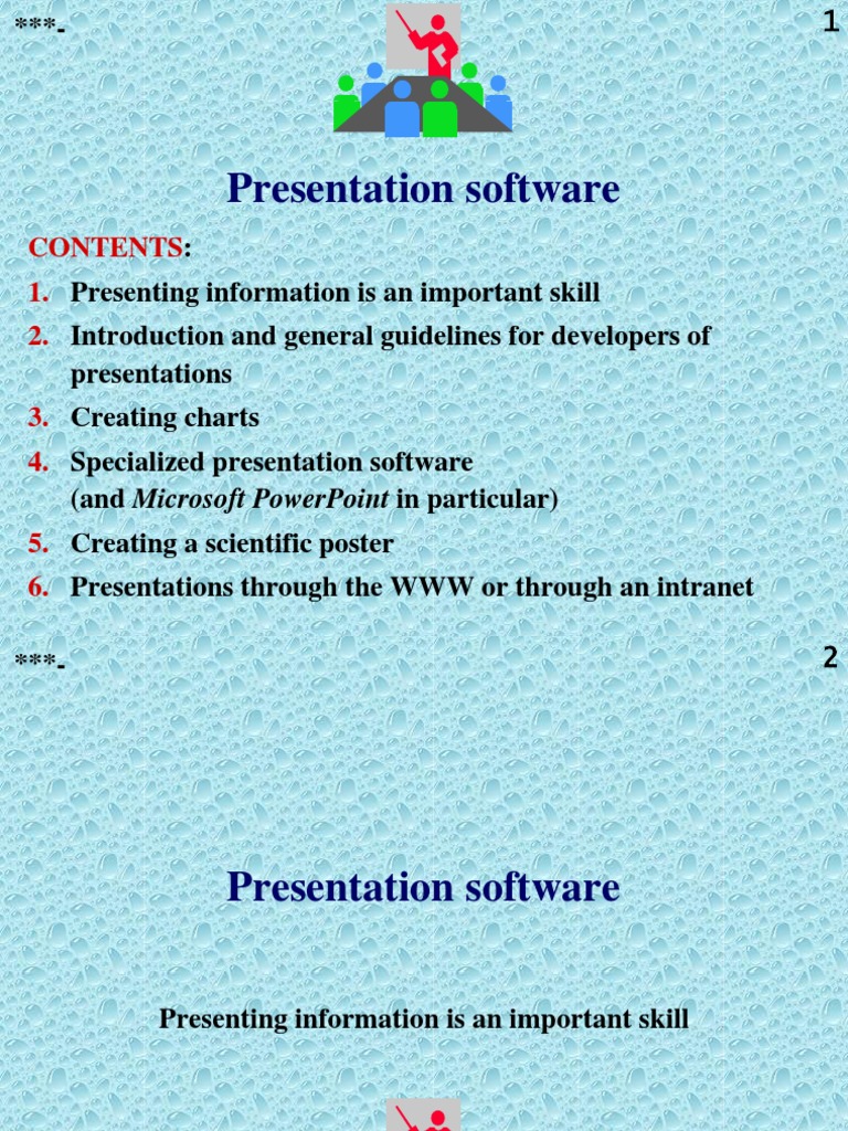 Presentation Software | Download Free PDF | Microsoft Power Point | Computer File