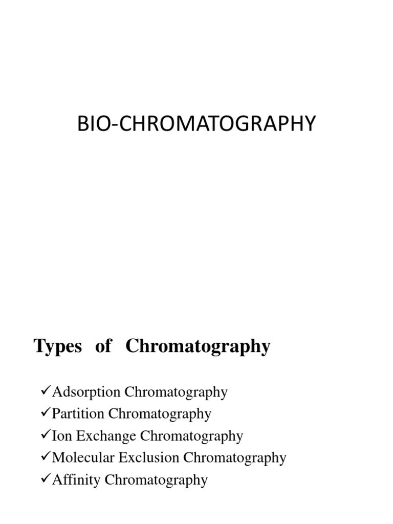Bio Chromatography | PDF