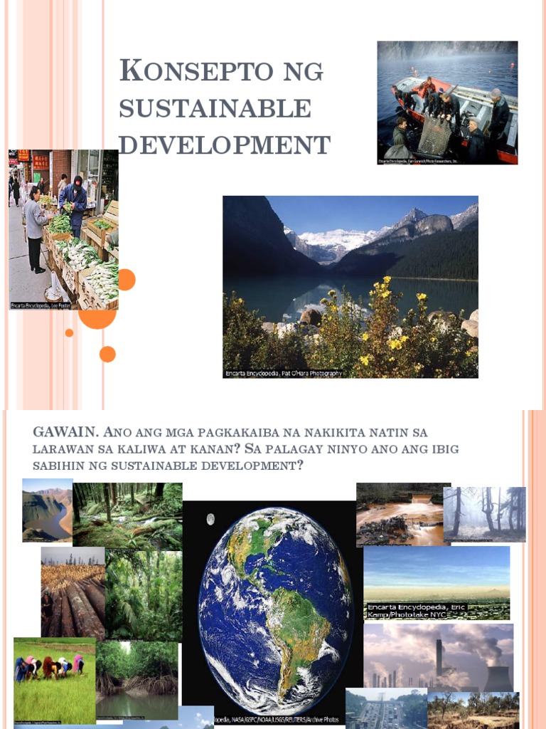 Konsepto Ng Sustainable Development