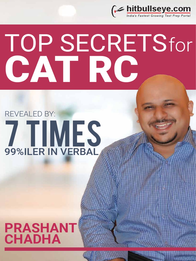 Top Secrets For CAT RC - Prashant Chadha PDF | PDF | Reading ...