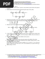 Me010 605 Mechatronics and Control Systems | PDF | Control Theory | Control System