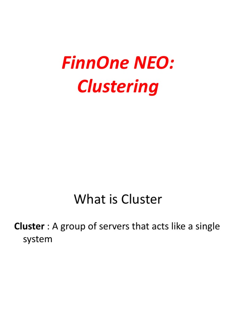 Clustering Pdf Computer Cluster Load Balancing Computing