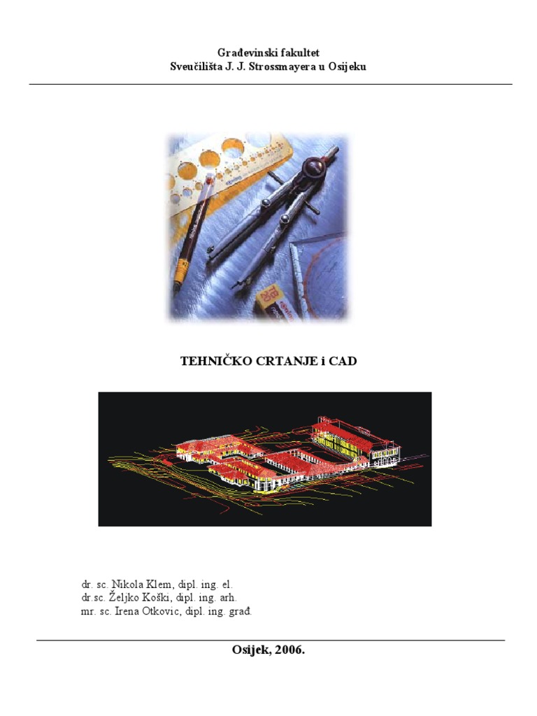 Tehnicko Crtanje Skripta PDF | PDF