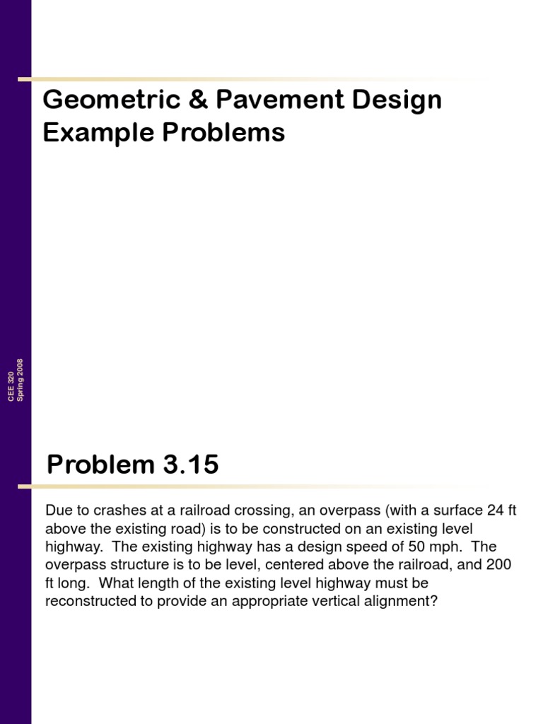 Road Design | PDF | Transportation Engineering | Civil Engineering