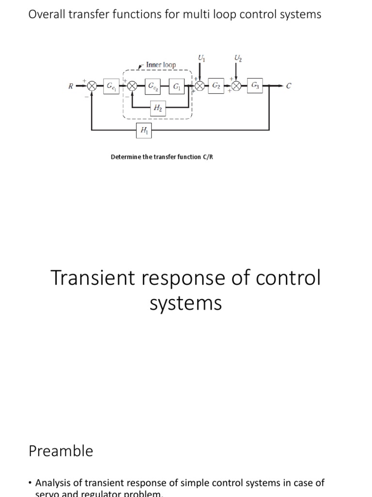 Transient Response of Control Systems | PDF | Control System | Mechanics