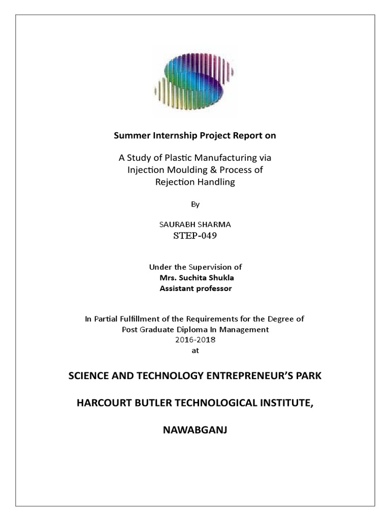 Plastic Manufacturing Via Injection Moulding and Rejection Handling ...