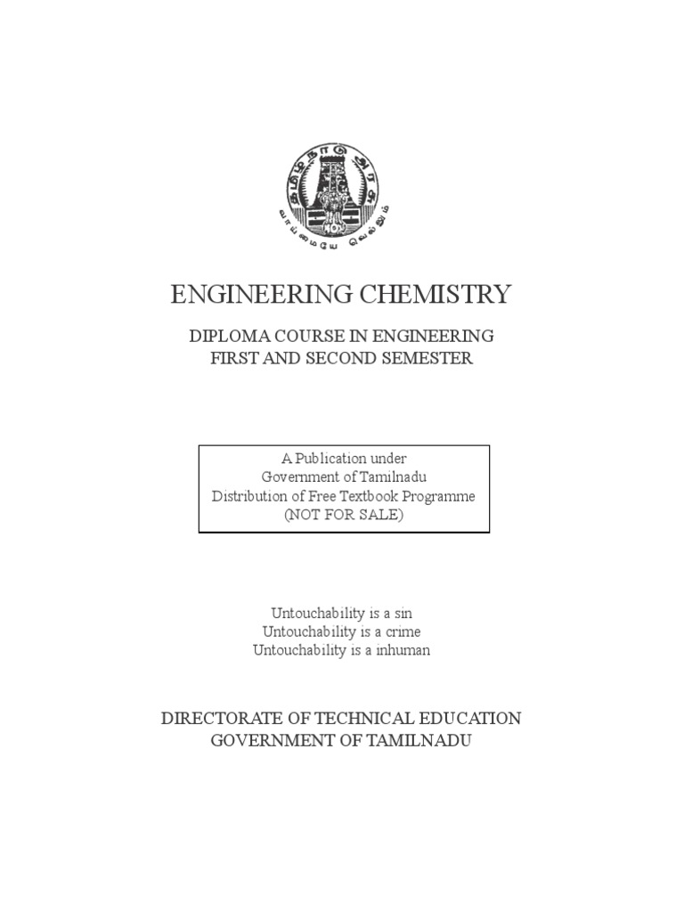 Engineering Chemistry by SS Dara PDF | PDF | Ion | Mole (Unit)