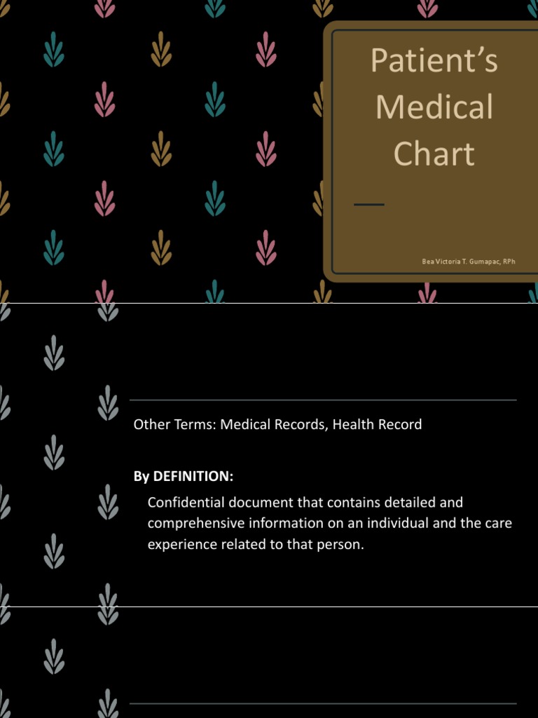 Patients Medical Chart | Download Free PDF | Medical Record | Medical ...