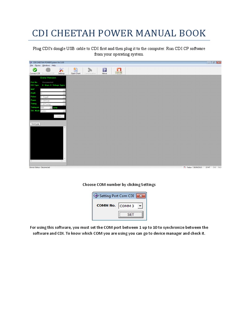 CDI Cheetah Power Manual Guide | PDF | Microsoft Excel | Computer File