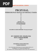 Contoh - Proposal Umkm - 2023 | PDF | Bisnis