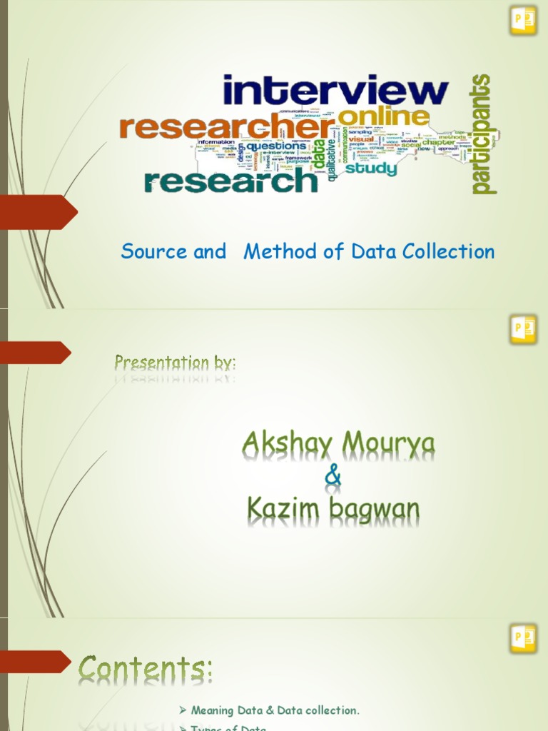 Source and Data Collection | PDF
