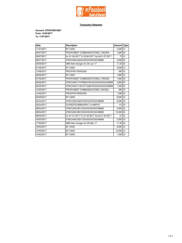 117 Bob Statement | PDF