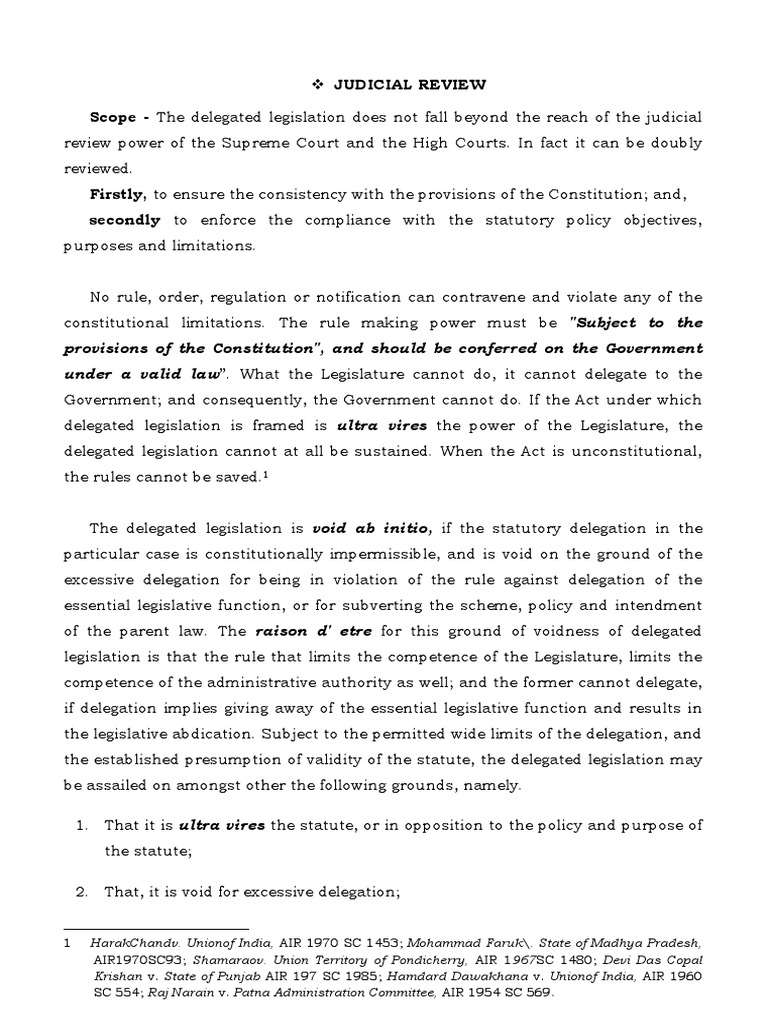 3 Judicial Review | PDF | Judicial Review | Precedent