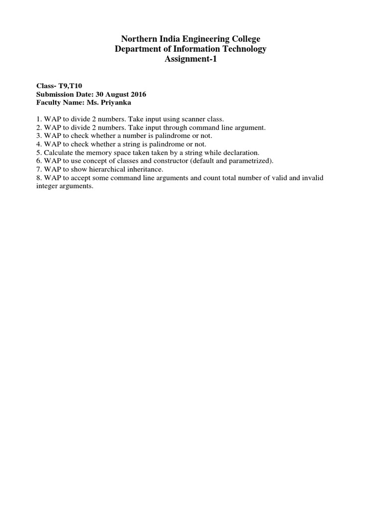 Northern India Engineering College Department of Information Technology ...